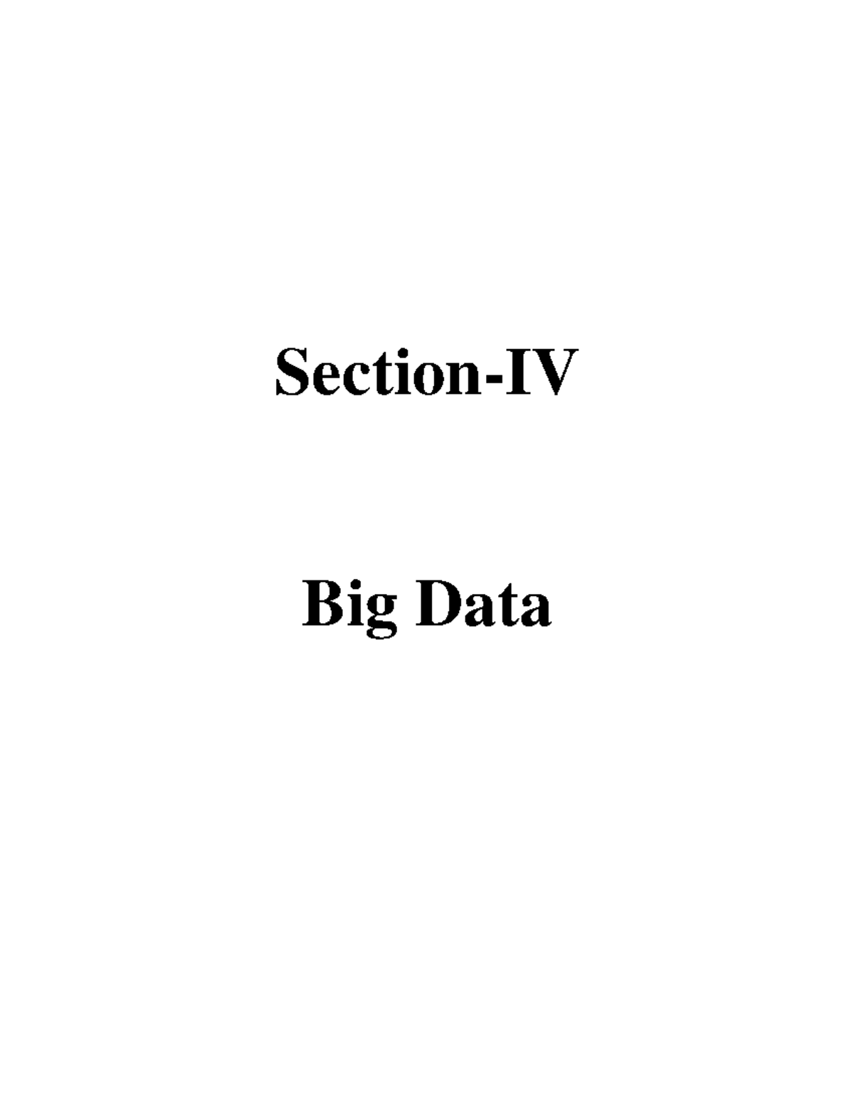 Sybbaca Big Data Labbook Section Iv Big Data Assignment 1 Basic R Programming Introduction