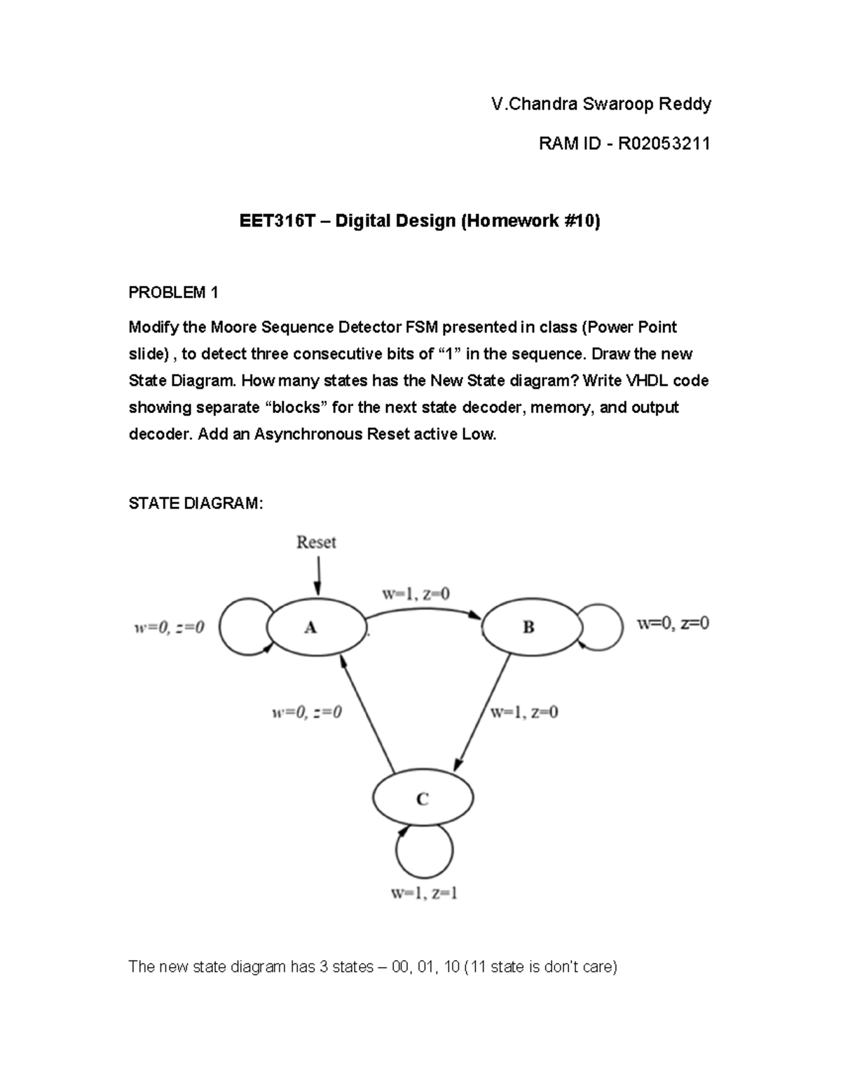 Homework #10 - Complete the timing diagram in Figure 7-115 for a ...