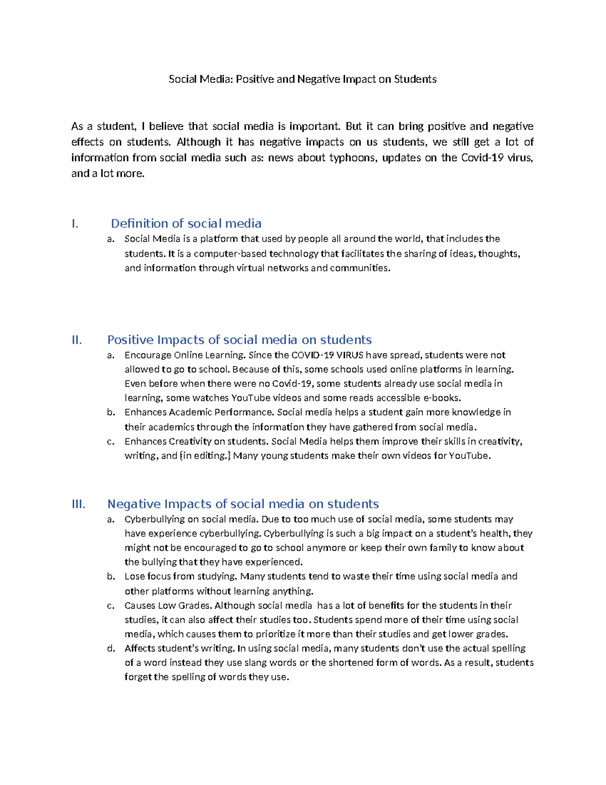 Social Media - For academic purposes only. - Social Media: Positive and ...