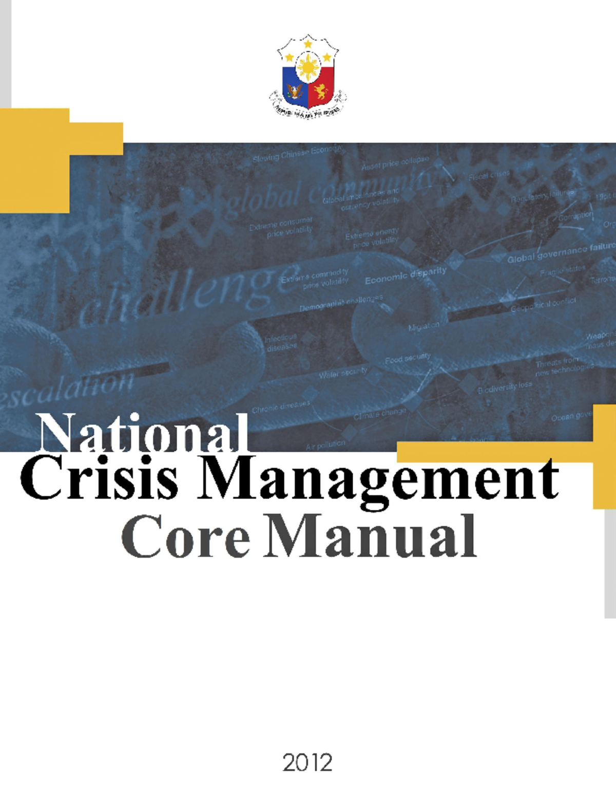 National Crisis Management Core Manual 2012 - 2 Cover Page Literature ...