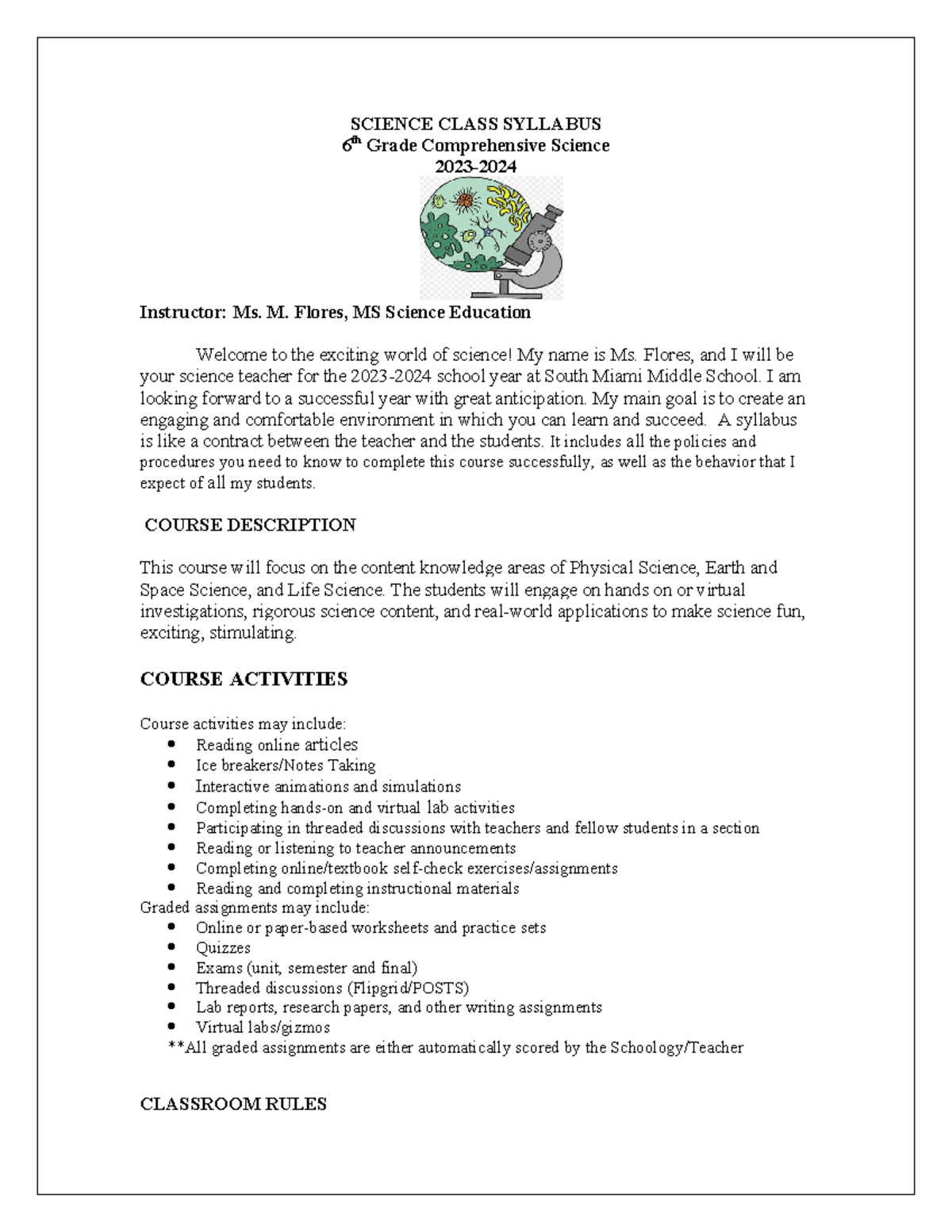 Answer key for gizmo - SCIENCE CLASS SYLLABUS 6 th Grade Comprehensive ...