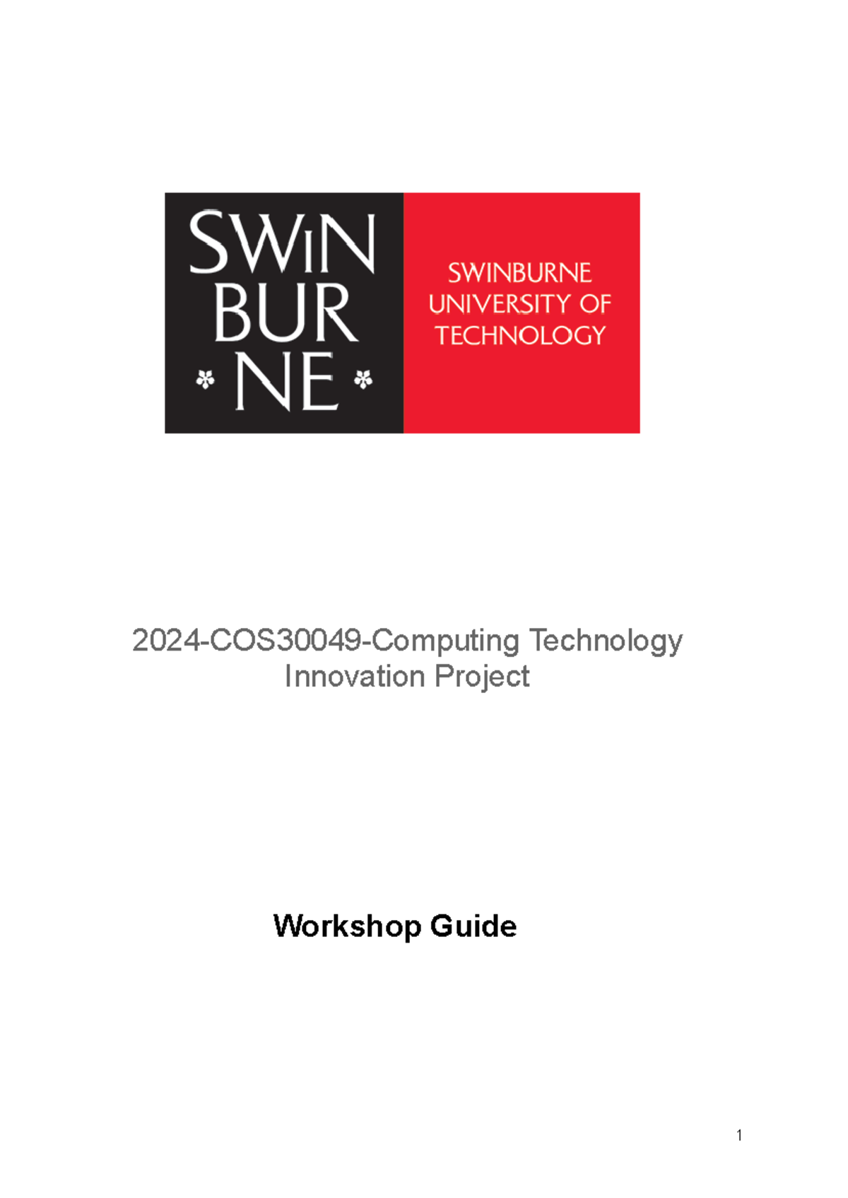 Workshop 03 - aaaaaaa - 2024-COS30049-Computing Technology Innovation Project Workshop Guide ...