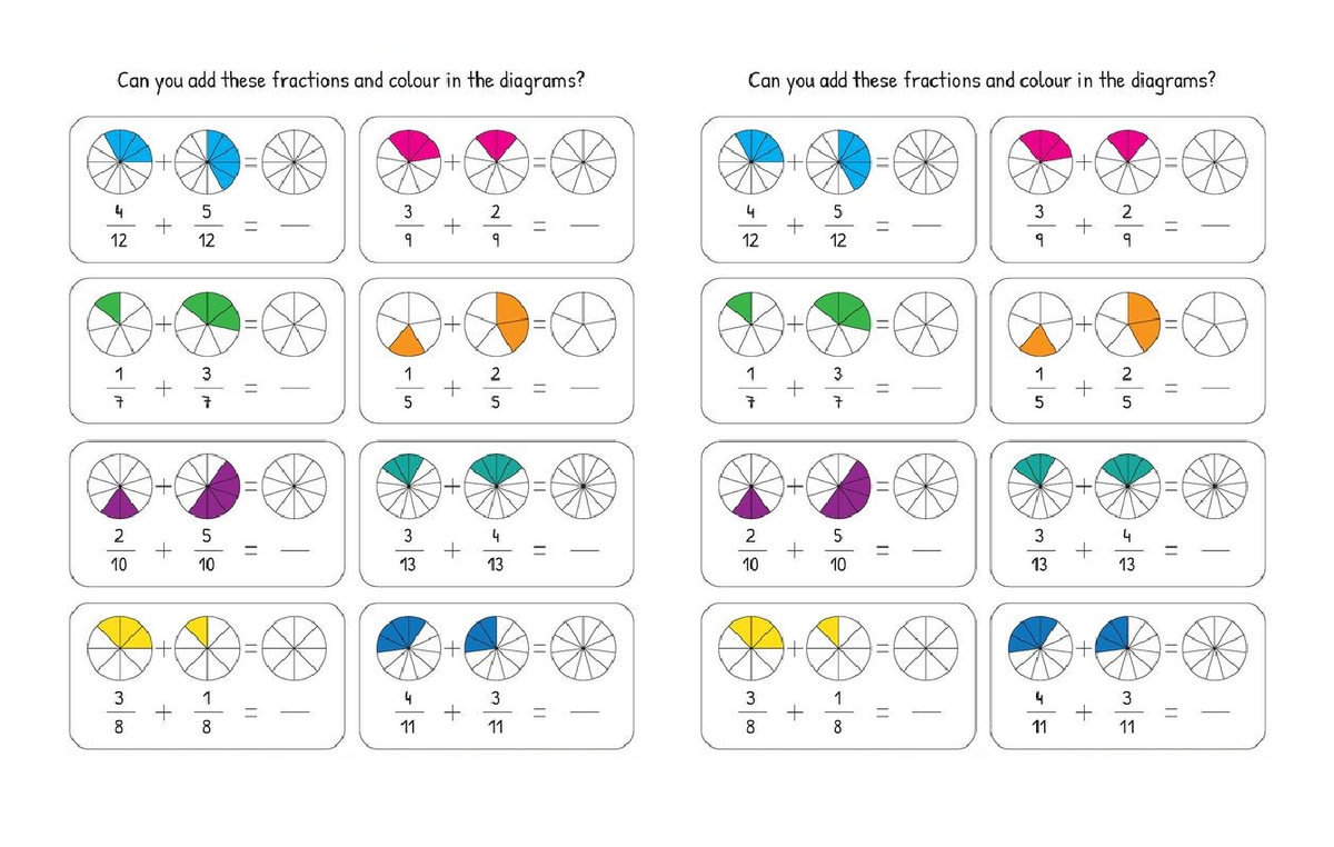 Fracciones sumas - actividades - Fundamentos De Matemáticas 2 - Studocu