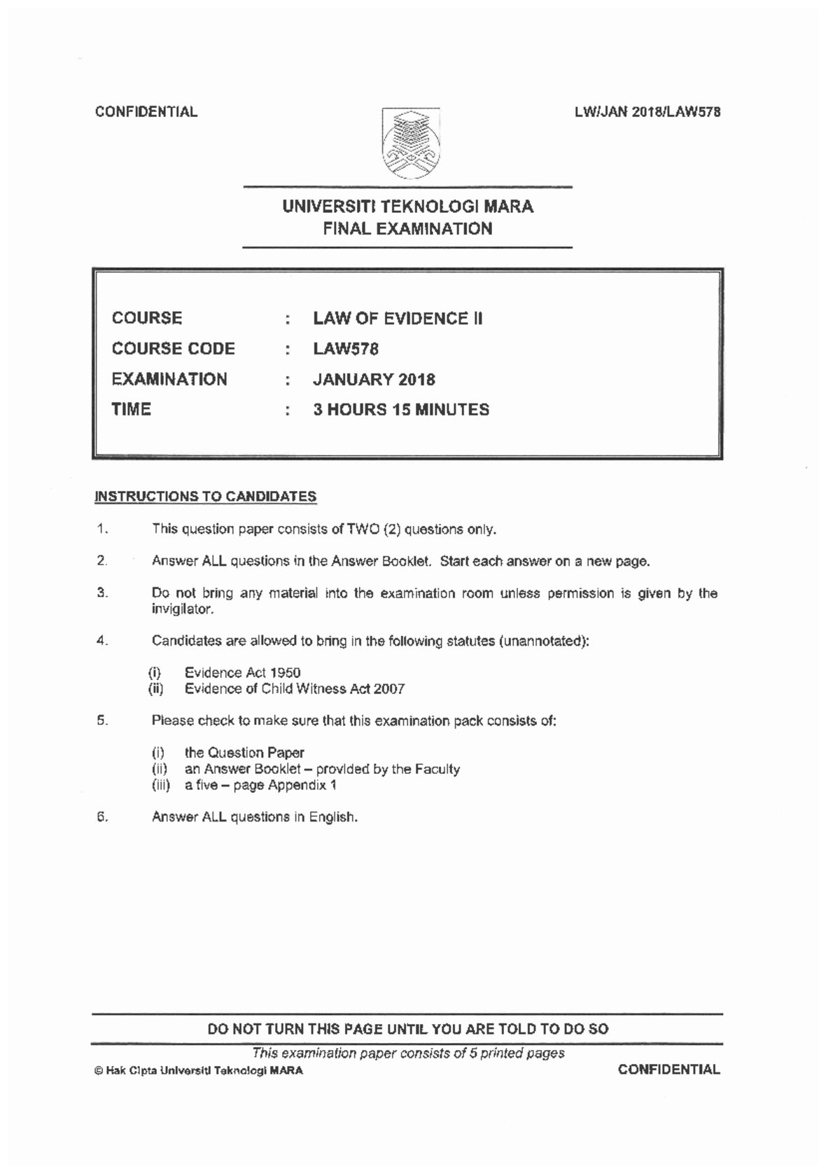 Sample/practice exam 14 August 2019, questions - Law of Contract II ...