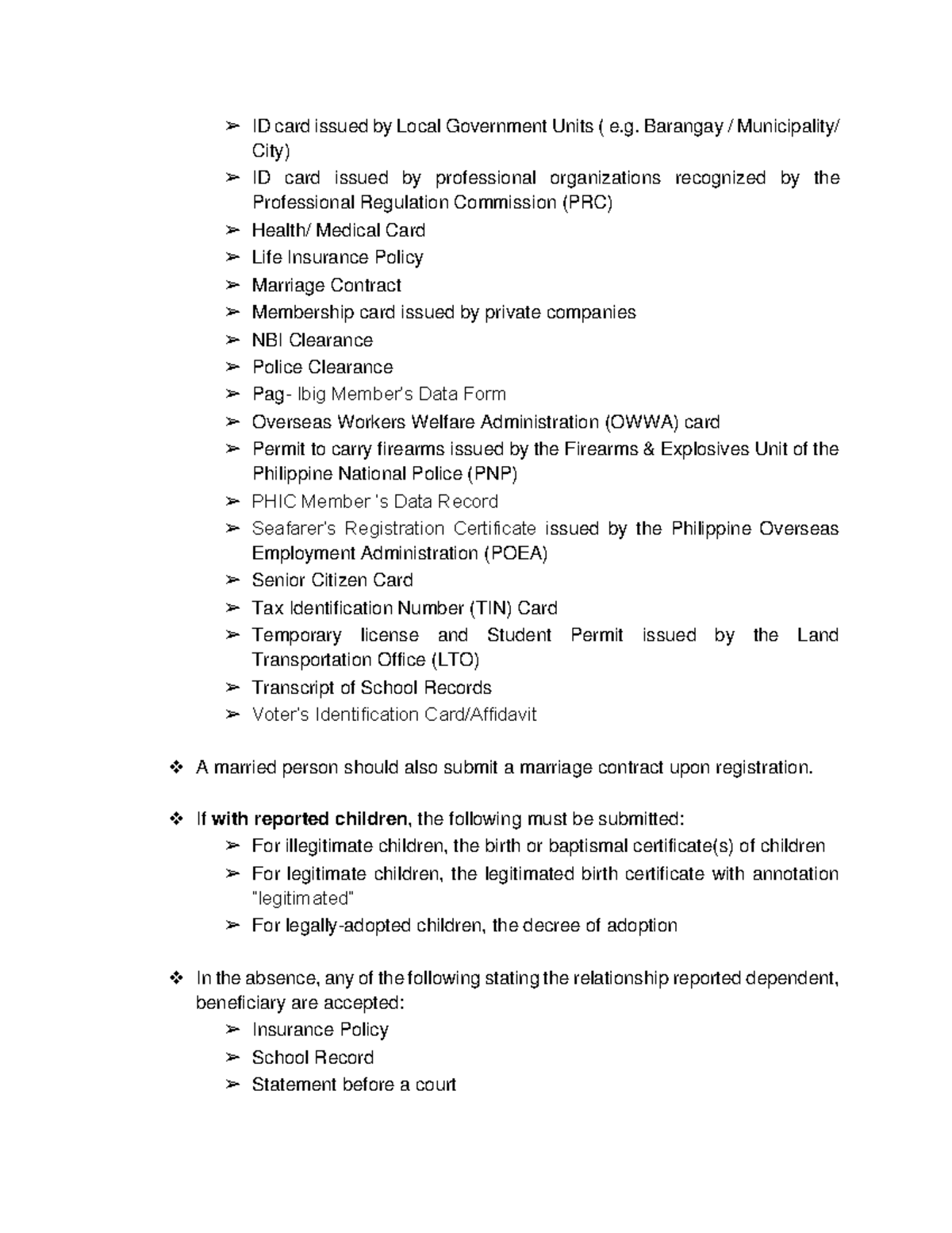 Cluster 4 SSS Reporting-11-20 - ID card issued by Local Government ...