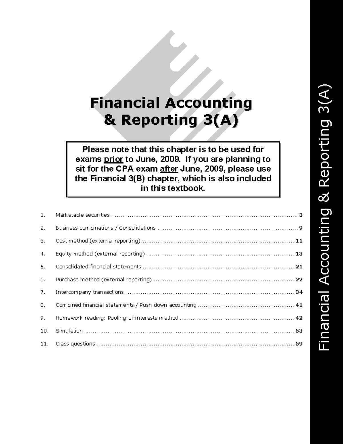 Financial accounting and reporting 3a - FFiinnaanncciiaall ...