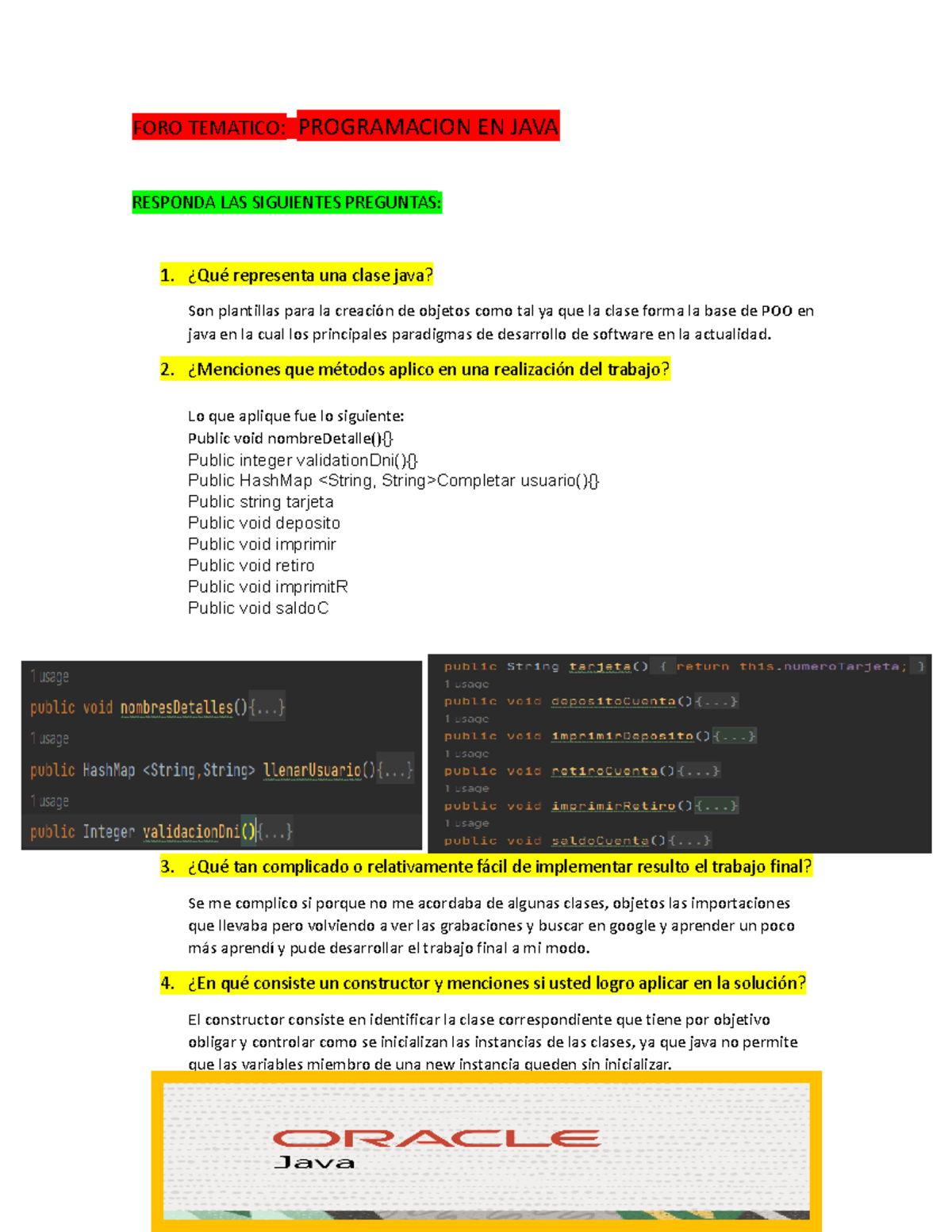 FORO Tematico java - Foro de JAVA con sus codigos - FORO TEMATICO ...