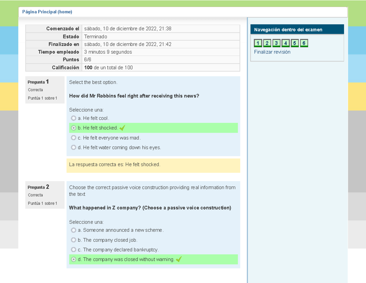 Assignment 7 Quiz company downsizing - Página Principal (home) Pregunta 1 Correcta Puntúa 1 ...