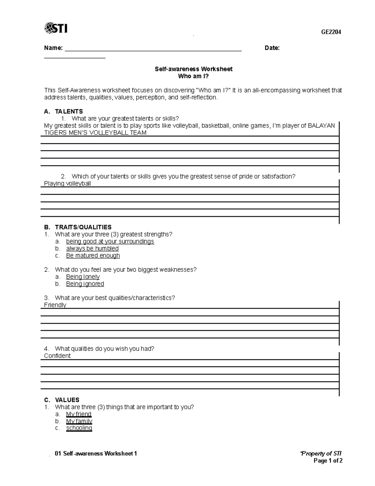 Sil - you can do it!!! - GE Name ...