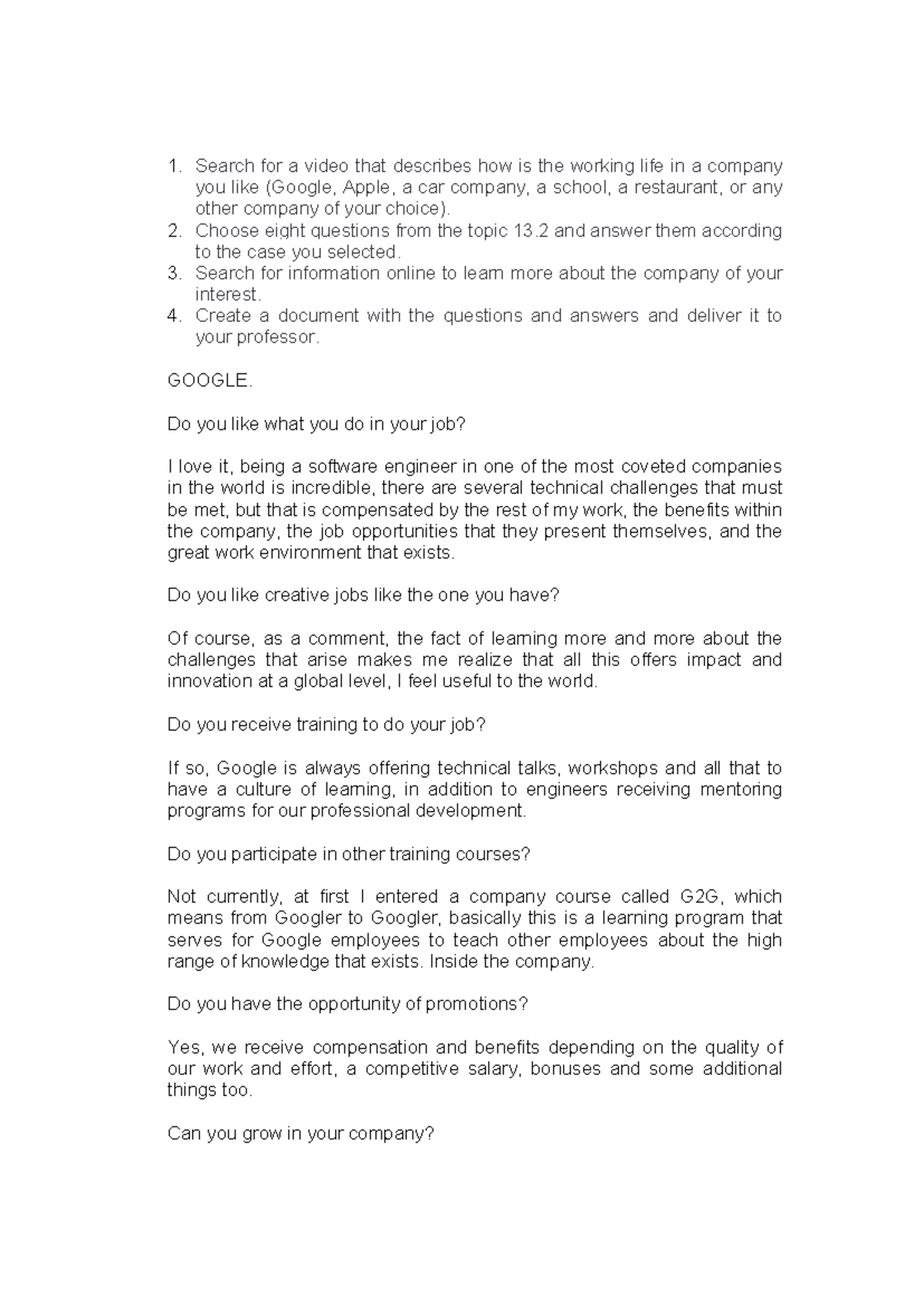 Actividad 4 IB - 1. Search for a video that describes how is the ...