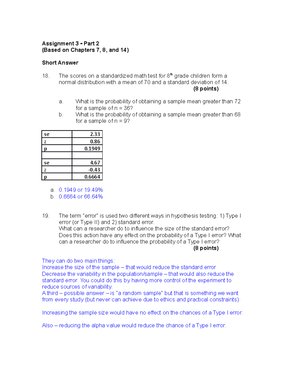 Assignment 3 STAT 2126EL 12 Fall 2021 Assignment File Answers ...