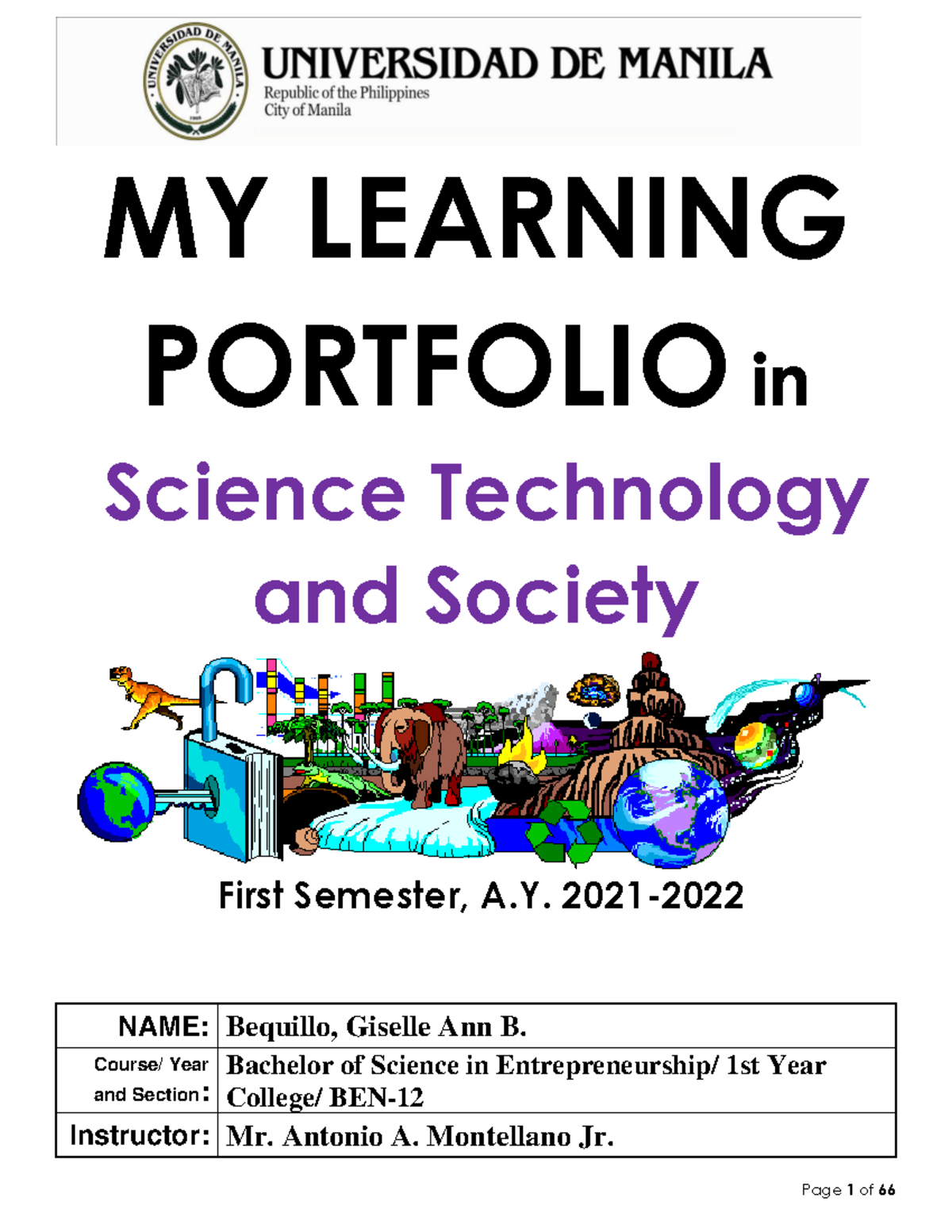 Bequillo Giselle ANN B - MY LEARNING PORTFOLIO in Science Technology ...