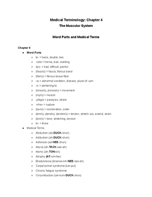 Med Terms Ch 10 Pt 1 - The Nervous System and Mental Health - Medical ...