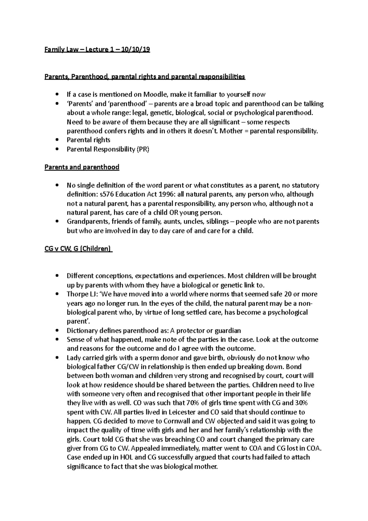 Family law family parents, parenthood, parental rights - Family Law ...