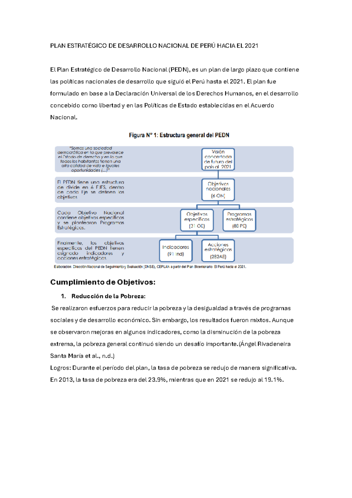 Plan Estratégico de Desarrollo Nacional de Perú hacia el 2021 - PLAN ...