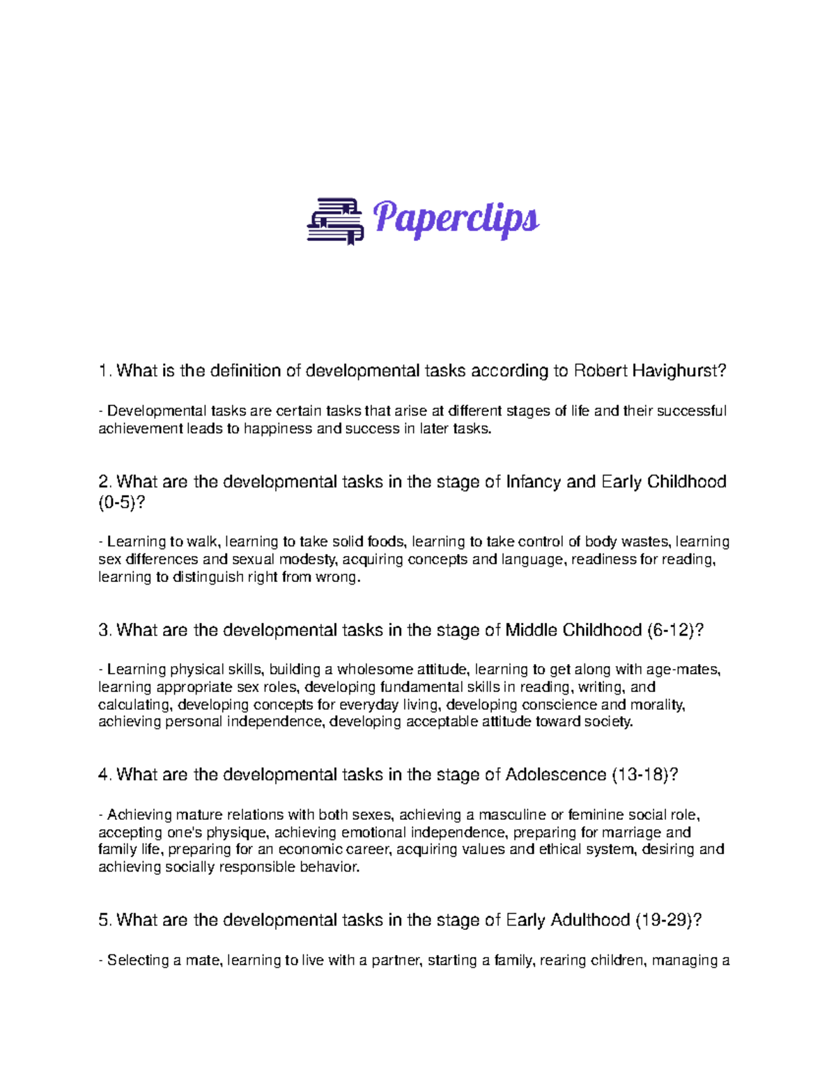 ED 101 Module 1-4 Reviewer - 1. What is the definition of developmental ...