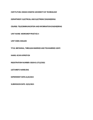 Curriculum Electrical Engineering Level 6 (Power Option) - TVET ...