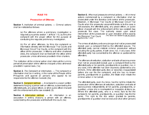 ROC 120-121 - lectre noteslectre noteslectre notes - RULE 120 Judgment ...