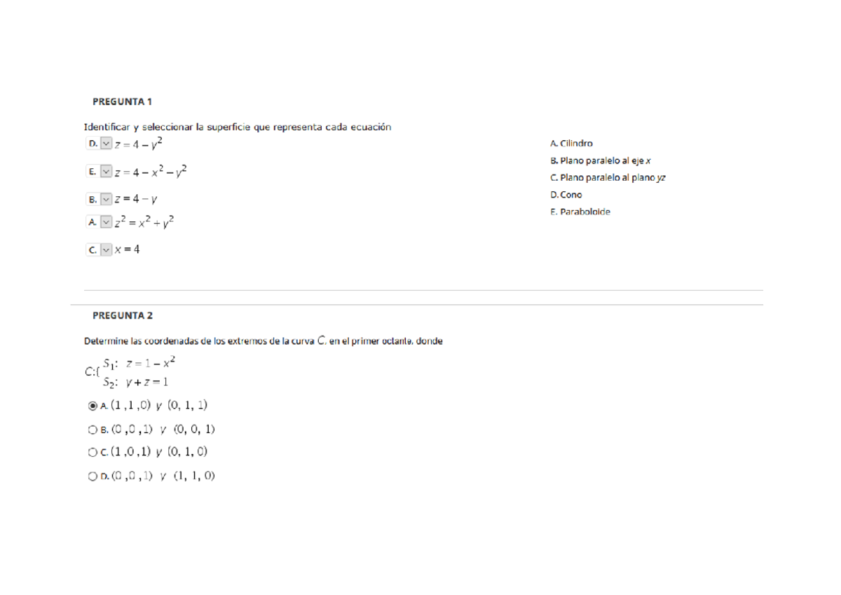 Control virtual 1-Calculo 2 - Cálculo 2 - UPC - Studocu