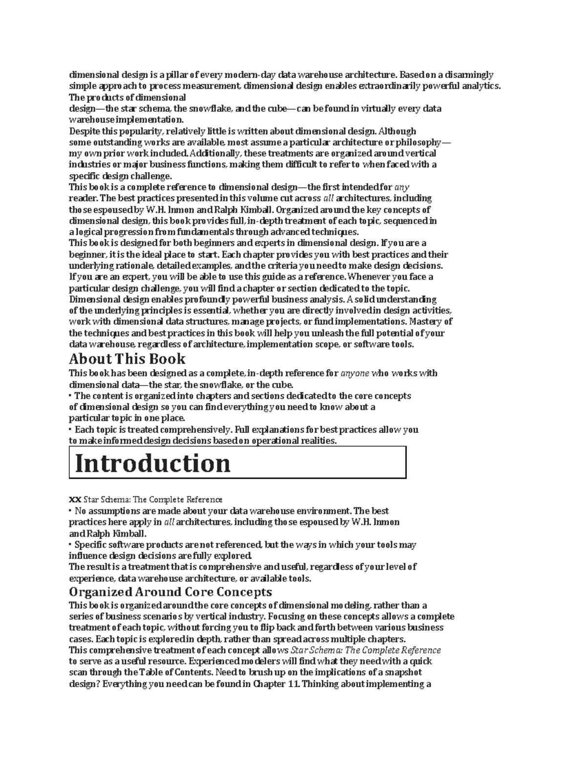 Star schema P1 - dedx - dimensional design is a pillar of every modern ...