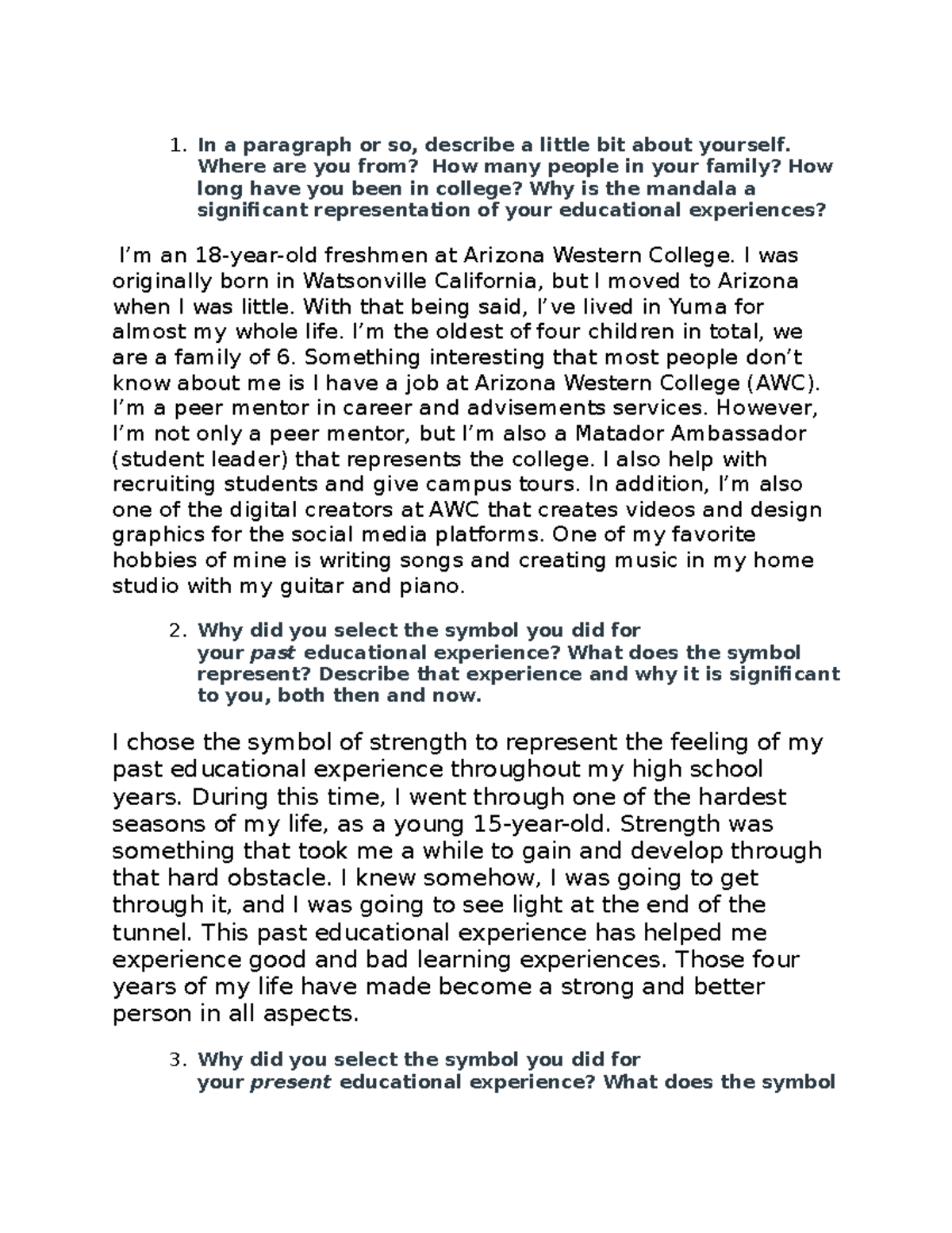 Mandala pre draft - An assignment creating an outline to breakdown ...