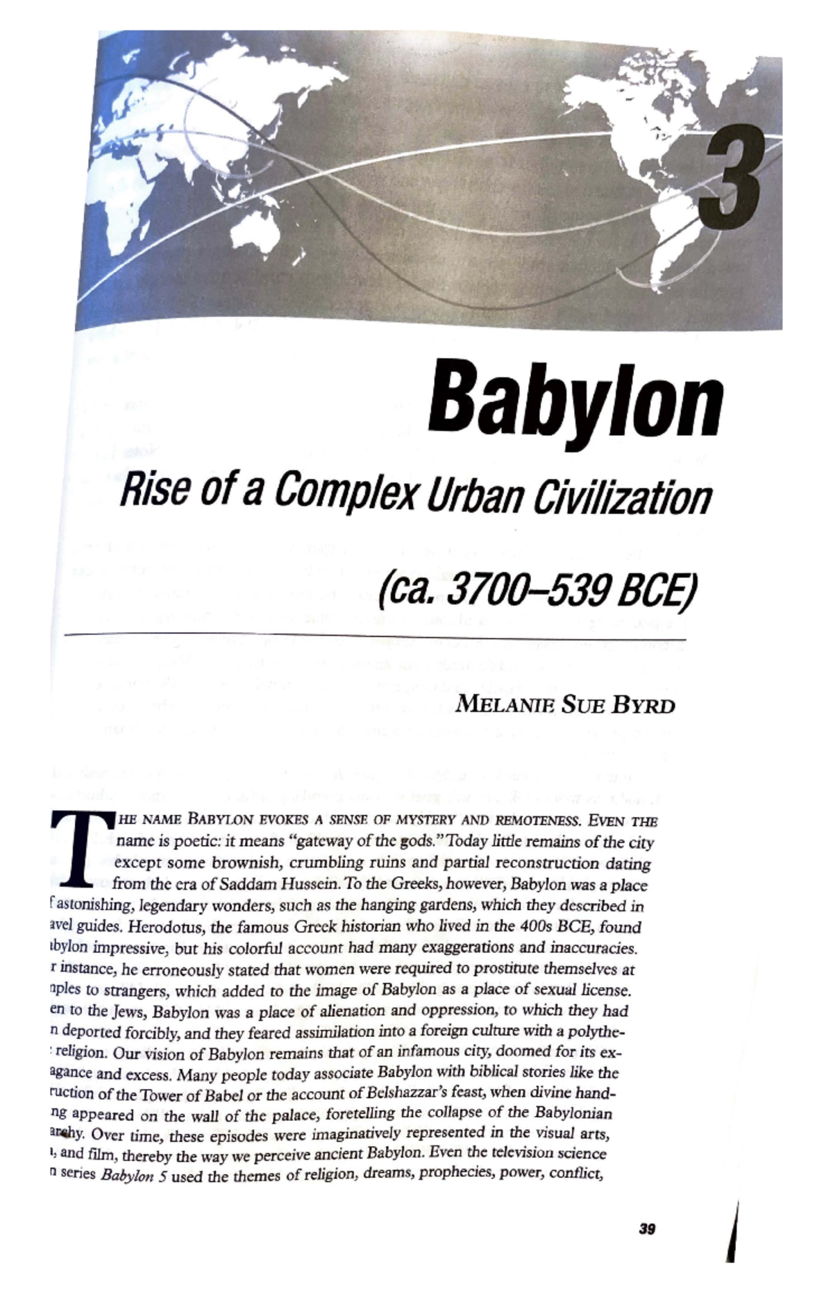 Group 1 Places as Encounter Presentation — Babylon - Babylon Rise of a ...