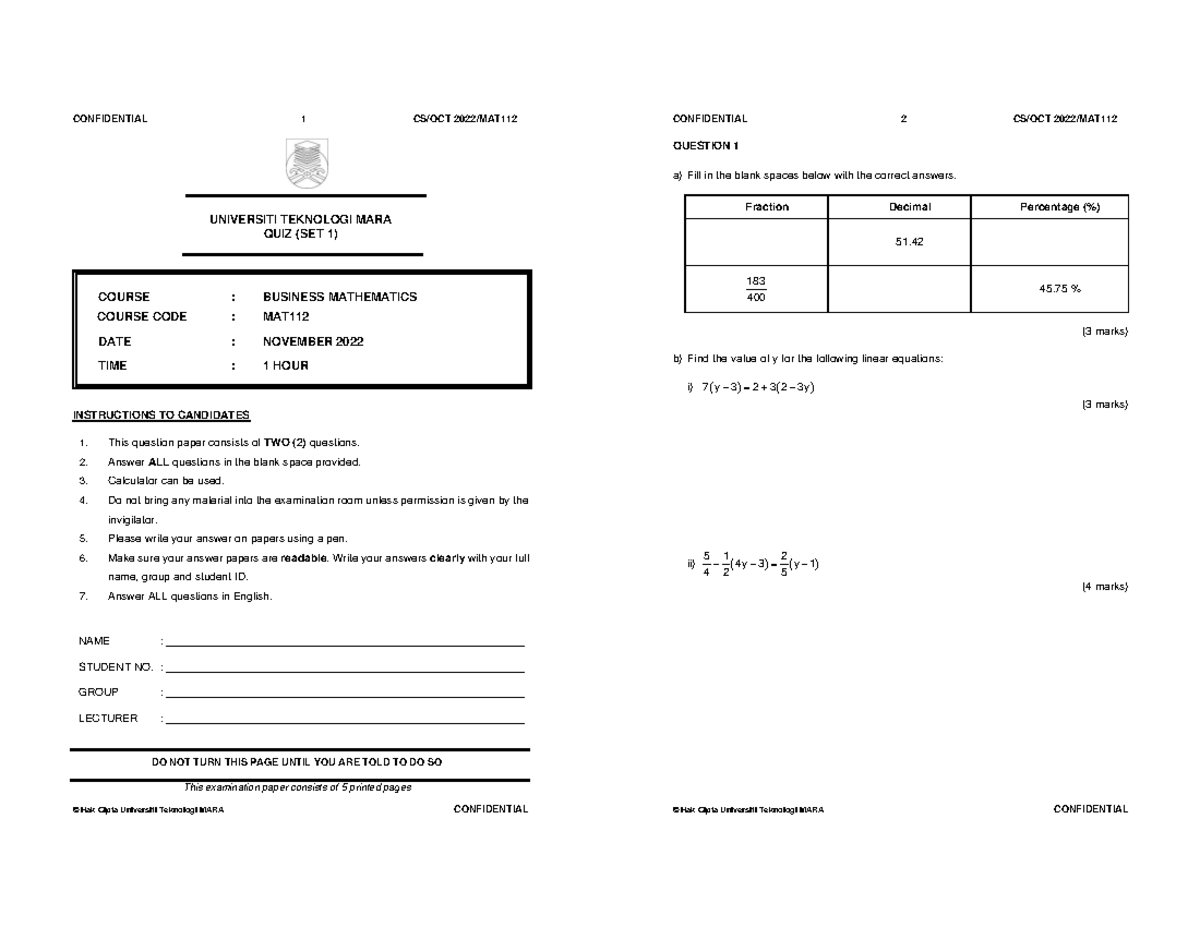 Mat112 Set 1 Exerciseeeeeeeeeeeeeeeeeeeeeeeeeeeeeeeeeeeeeeeeeeee