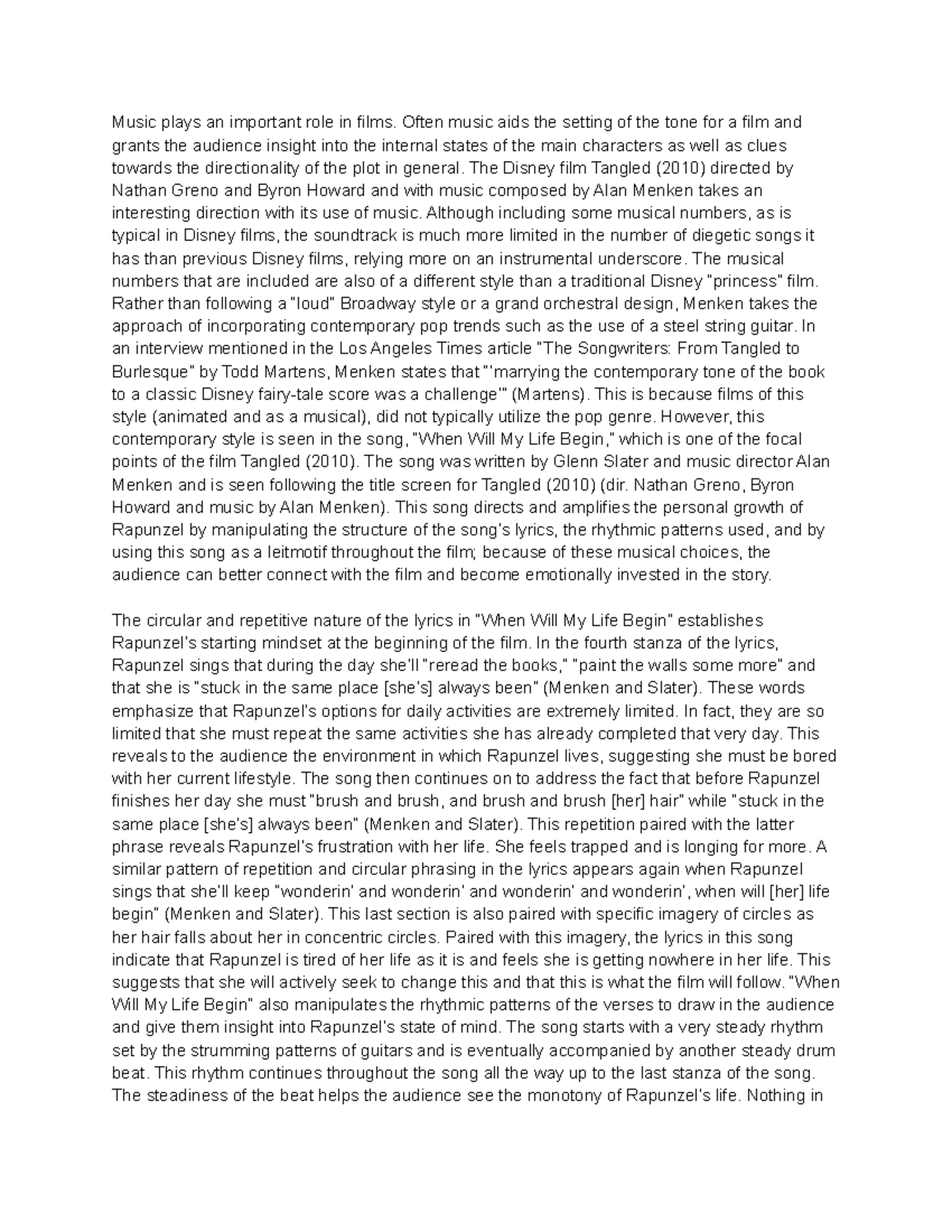 “When Will My Life Begin ” A Reflection of Personal Transformation of ...