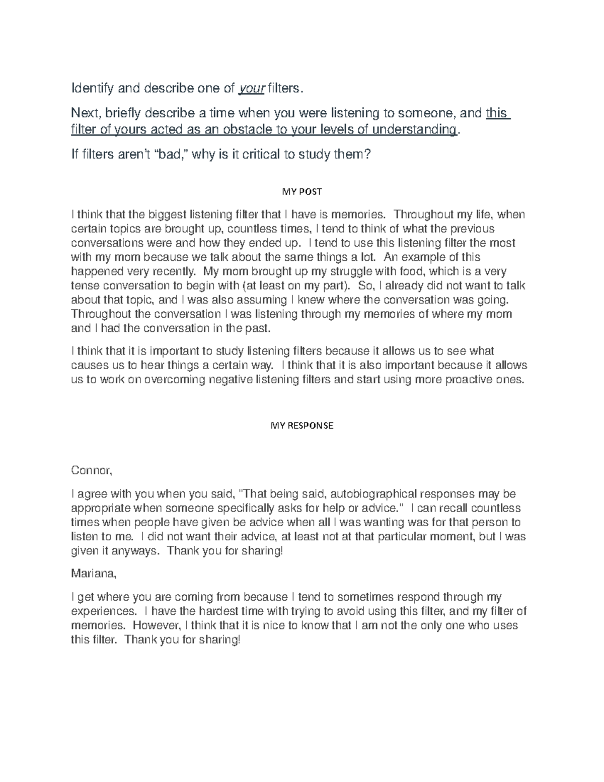 SLSS 1200 Summer 2018 - Lesson 11 Discussion 2 - Identify and describe ...