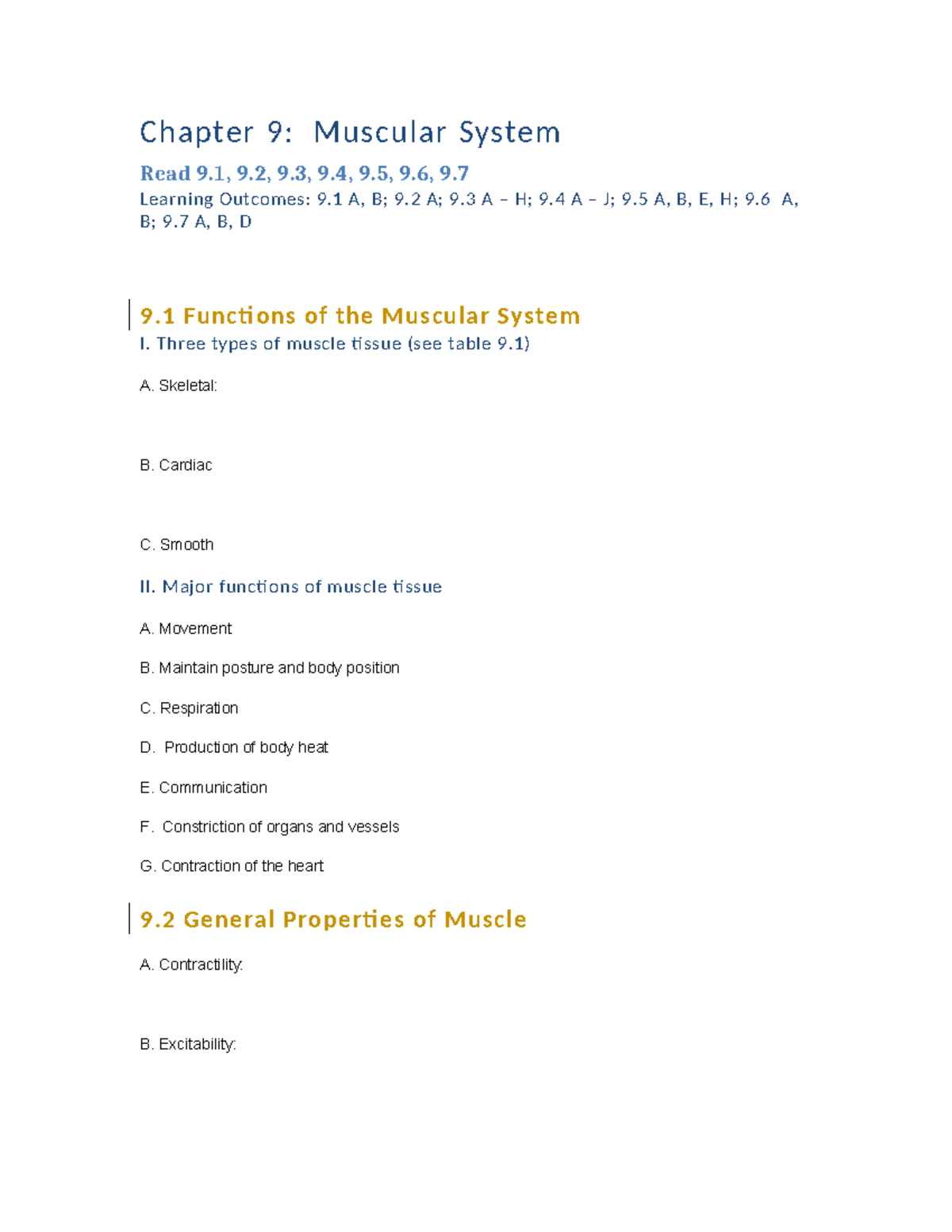 Chapter 9 Muscular System Skeletal Notes-5 - Chapter 9: Muscular System ...