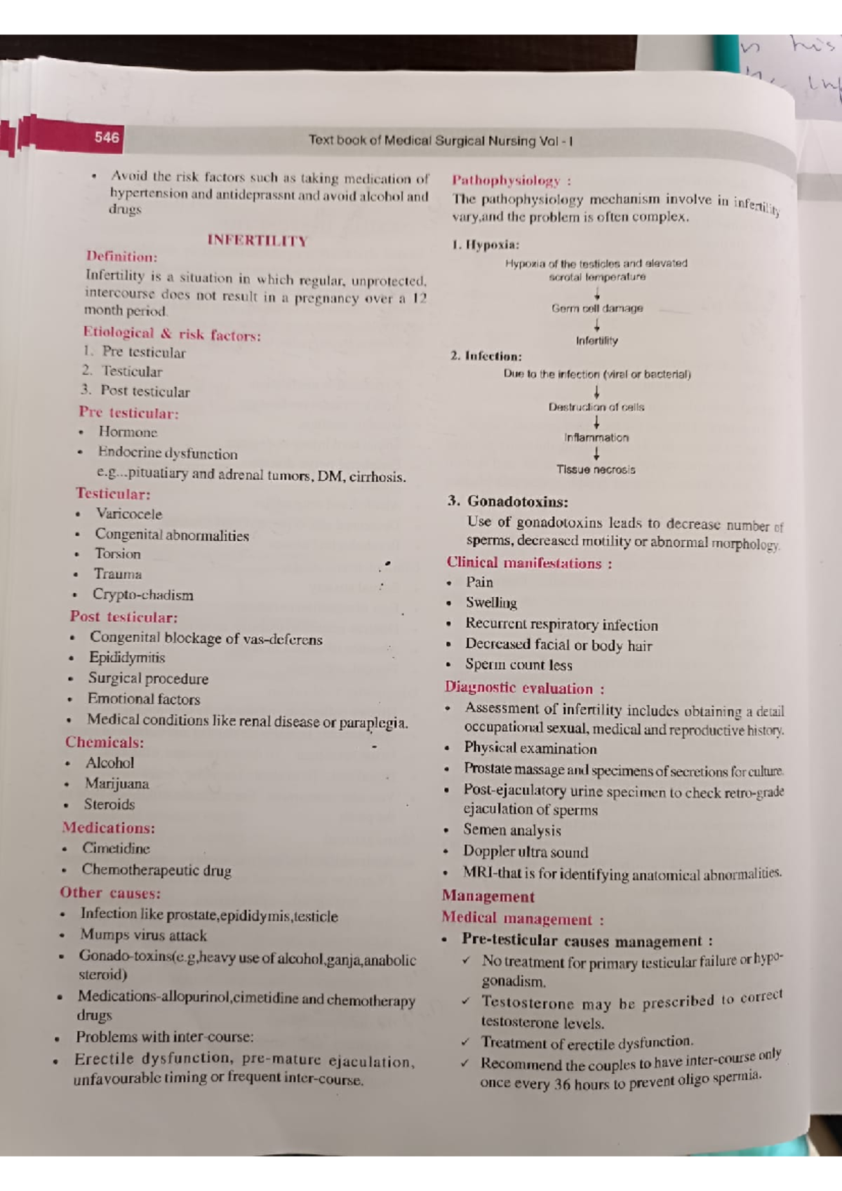 Infertility - Lecture note - BSc NURSING - Studocu