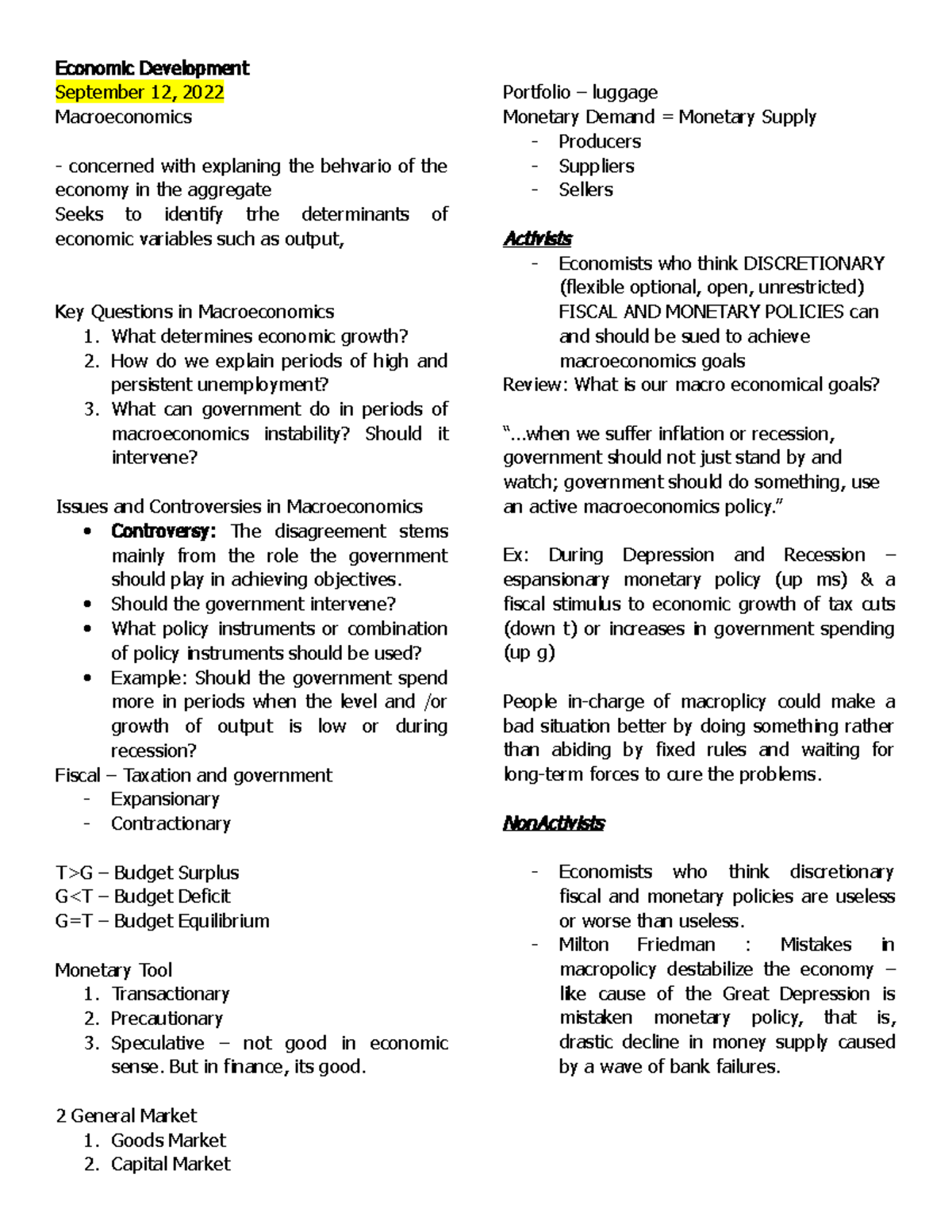 Economic Development - A practice materials for your studies ...