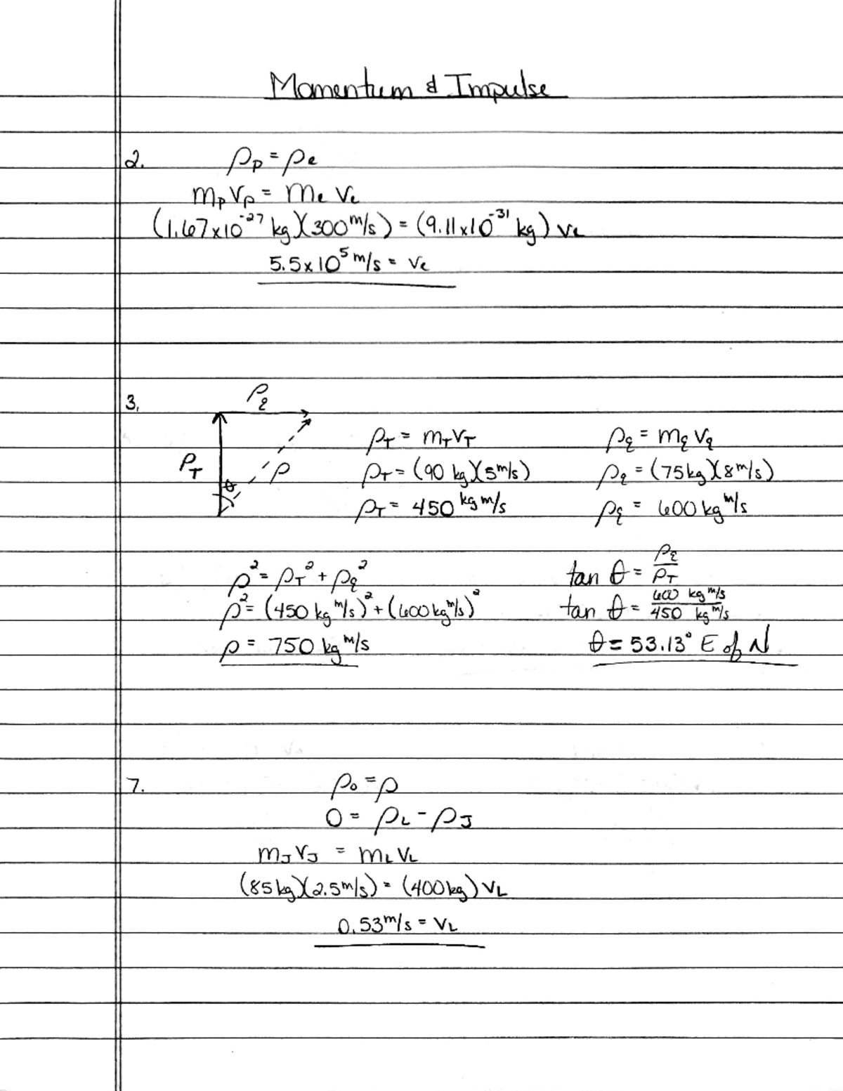 02 Momentum Impulse Notes KEY - Studocu