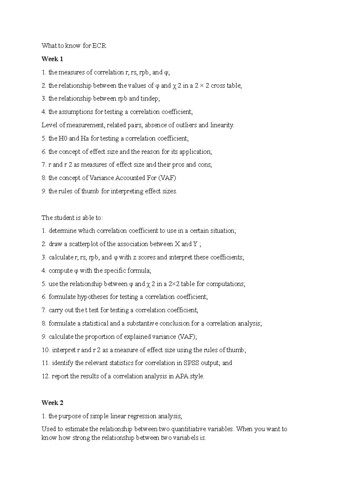 What to know for ECR - I made a list of all things you need to ...