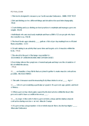 PHYED 6101 (Physical Fitness) Module 1 - Module 1 – Introduction 1 Module 1 Introduction In this ...