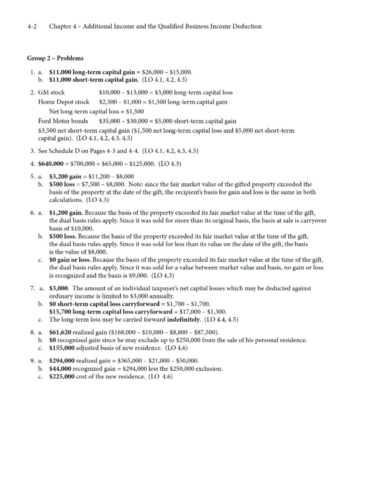 Chapter 4 Homework - Chapter 4 Additional Income and the Qualified ...
