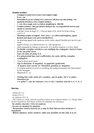 Revision Worksheets - Studocu