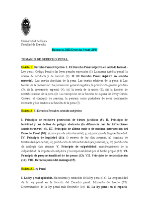 Balotario PA2 (2024) - Es un listado de posibles preguntas para el examen final (oral ...
