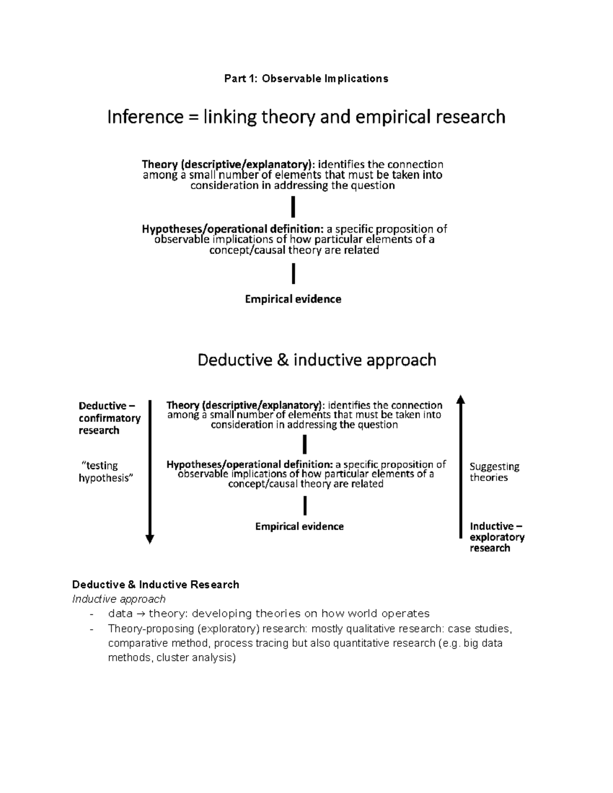 Lecture 3 - Linking Theory Empirical Research - Part 1: Observable ...