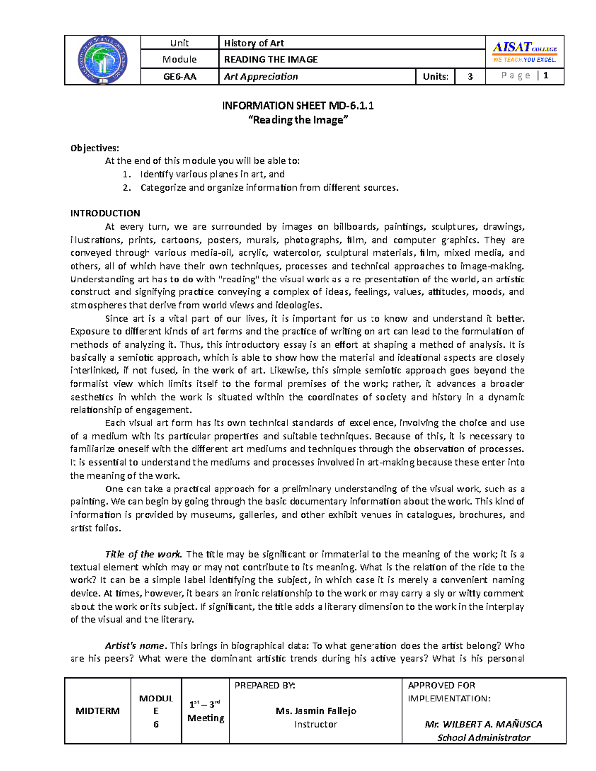 JAF Module 6-GE6-AA - can help do your assignment and make easier to do ...