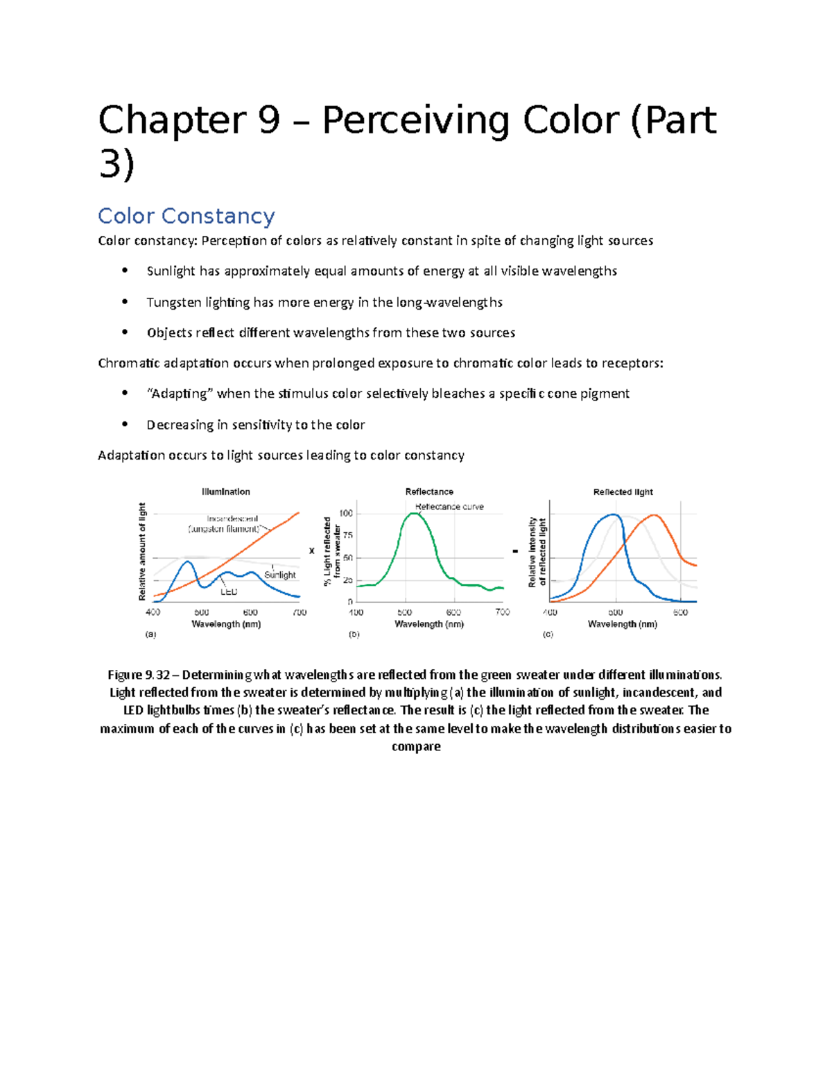 03-24-23 Chapter 9, Perceiving Color, Part 3 - Chapter 9 – Perceiving ...
