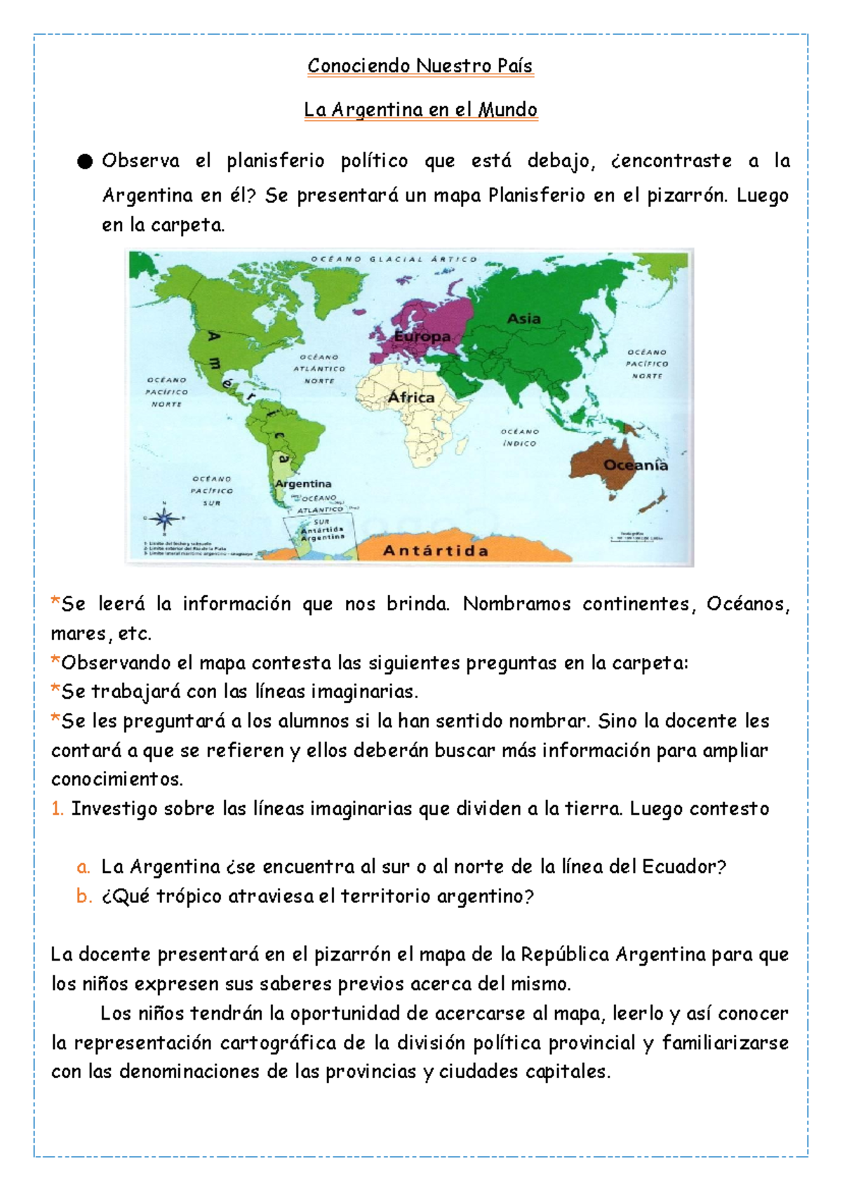 Conociendo Nuestro País-secuencia abril 5to - Conociendo Nuestro País ...