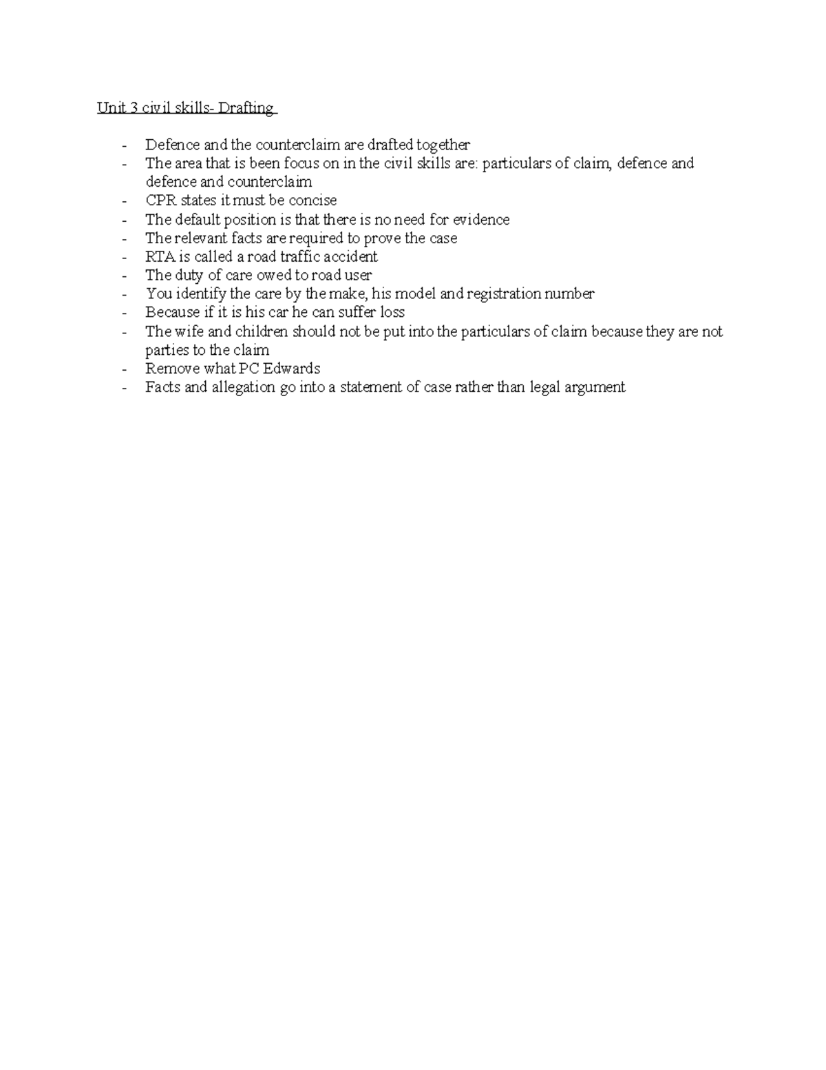 Unit 3 civil skills- drafting - Unit 3 civil skills- Drafting Defence ...