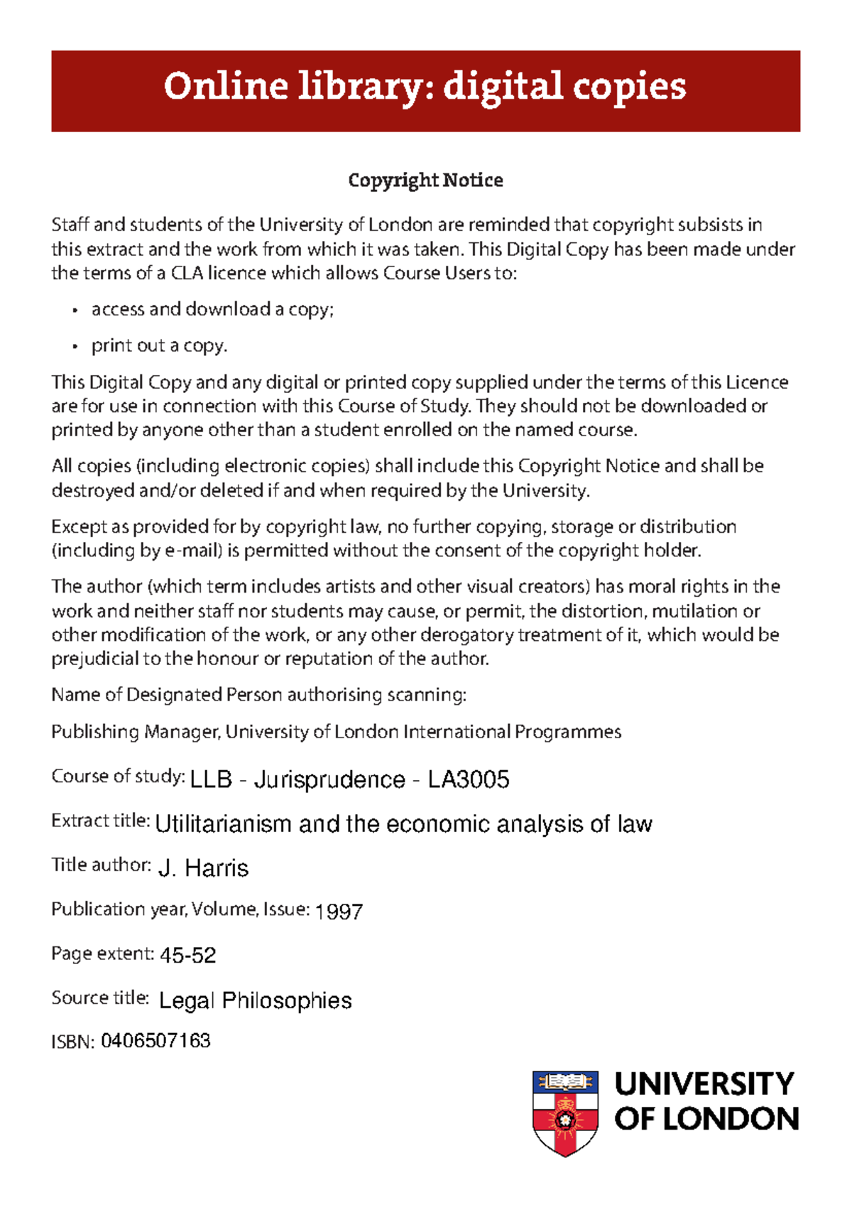 Ch - Plhj - Online library: digital copies Copyright Notice Staff and ...