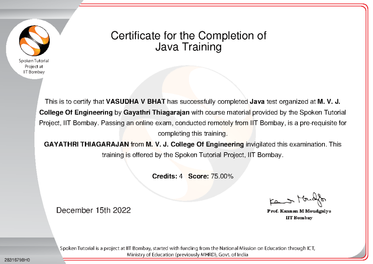 Vasudha-V-BHAT-Participant-Certificate - _ _ Spoken Tutorial is a ...