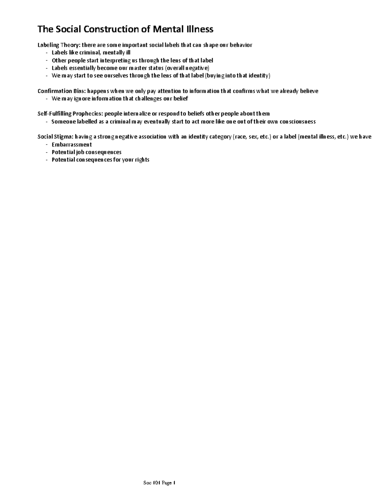 The Social Construction of Mental Illness - Warning: TT: undefined function: 32 Labels like ...