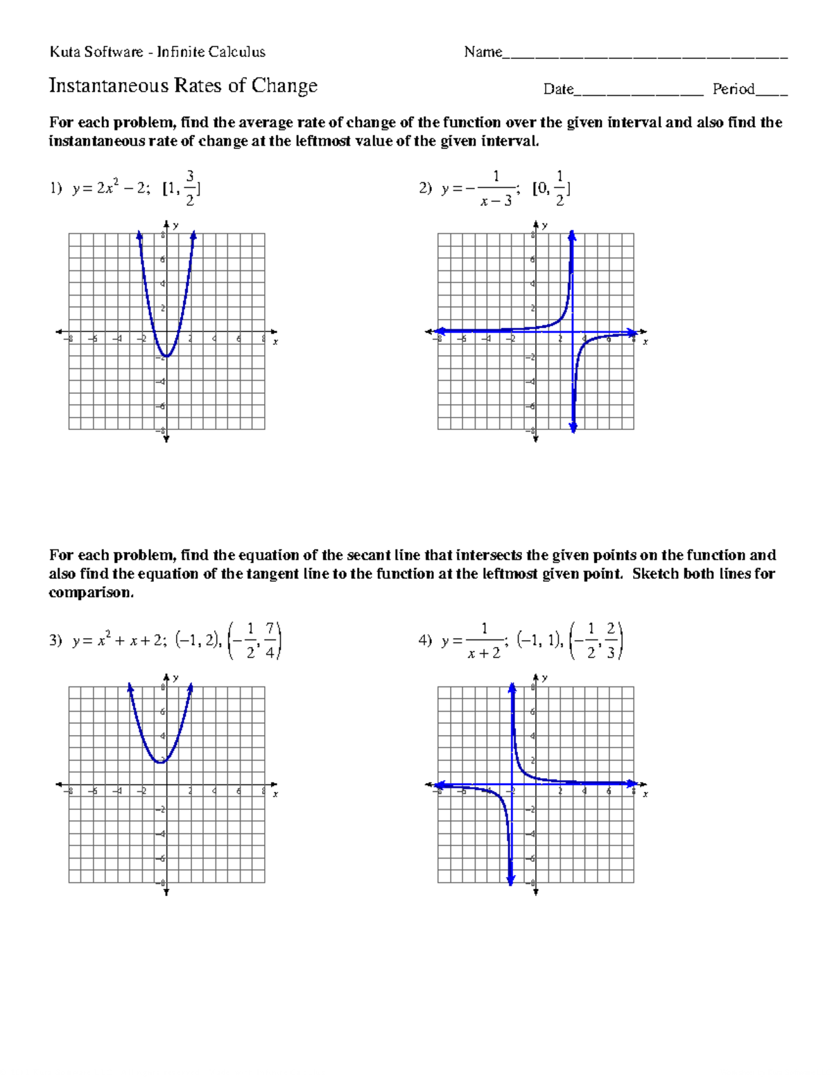 03 - Instantaneous Rates of Change - ©C A 24071 T 2 h FKxugtuaE ...