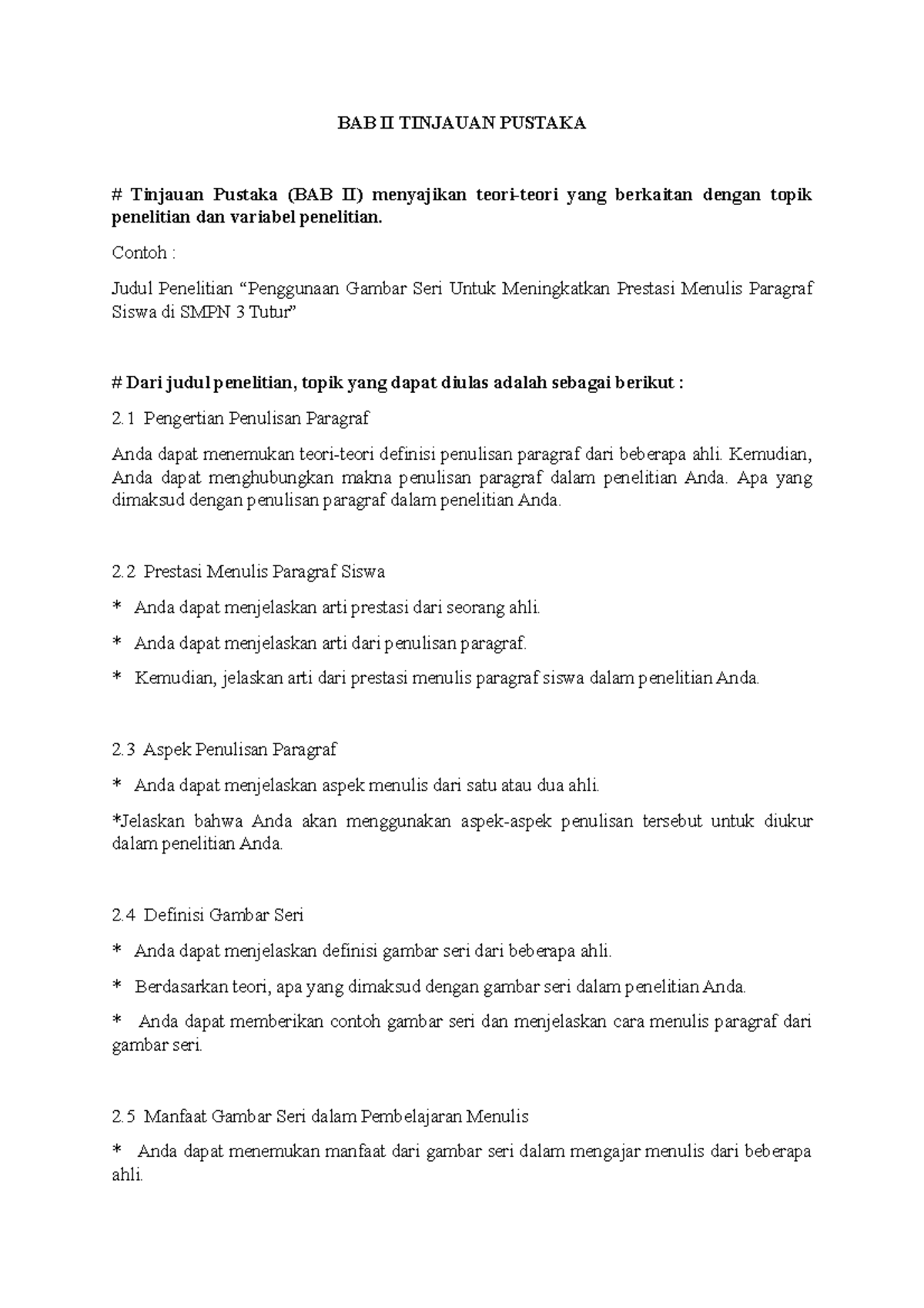 BAB II LIT Review - BAB II TINJAUAN PUSTAKA # Tinjauan Pustaka (BAB II ...
