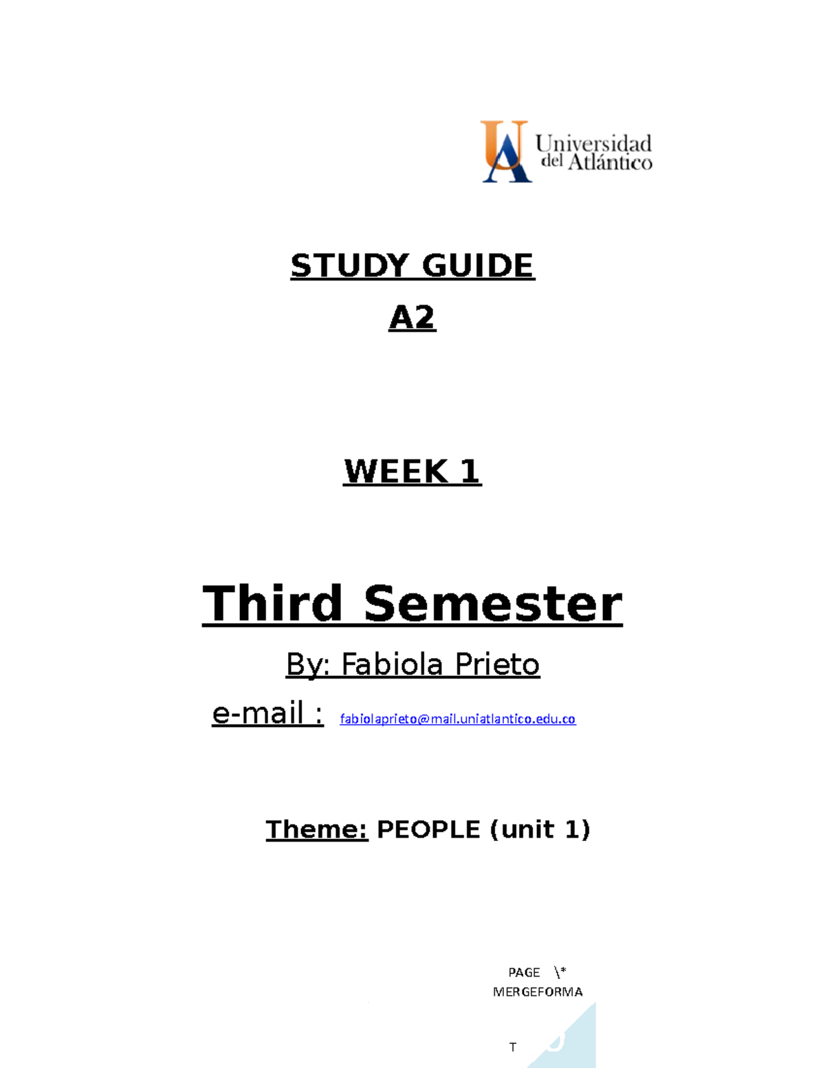 Study Guide No. 1 - Taller DE Ingles III- based on empower A2 - STUDY ...