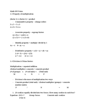 Math notes on 1.1 add:sub - Math 099 notes 1 whole numbers – addition ...